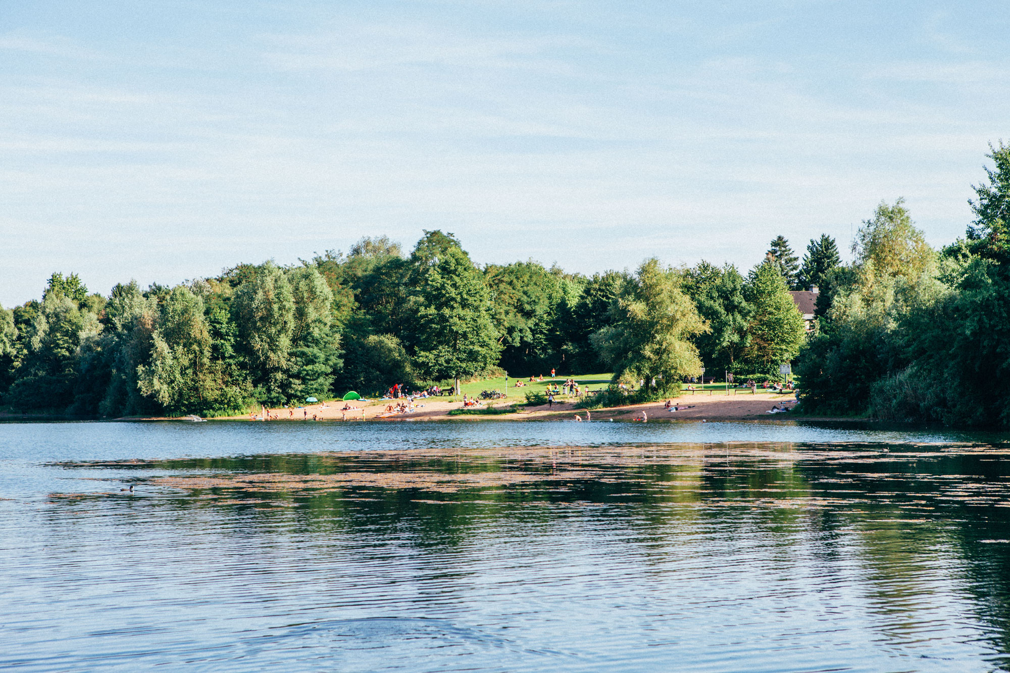 Abkühlung im Großen Silbersee | Mit Vergnügen Köln