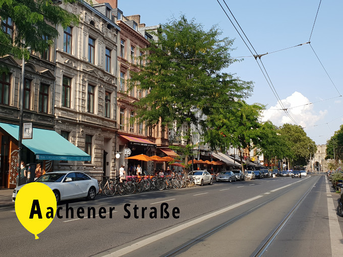 Das Köln-ABC: A wie Aachener Straße | Mit Vergnügen Köln